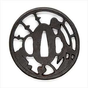 Tsuba: Mumei(Ono)(NBTHK Hozon Paper) | Japanese Sword Shop Aoi-Art